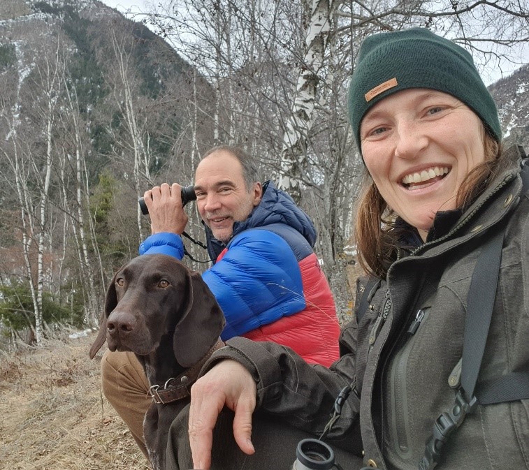 Rangerin Silvia Scheidegger und Ranger Peter Imboden mit Leyla | Junior ...