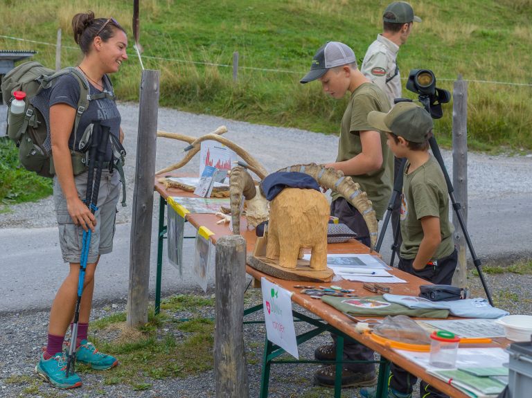 Infostand | Junior Ranger Schweiz - Swiss Junior Rangers